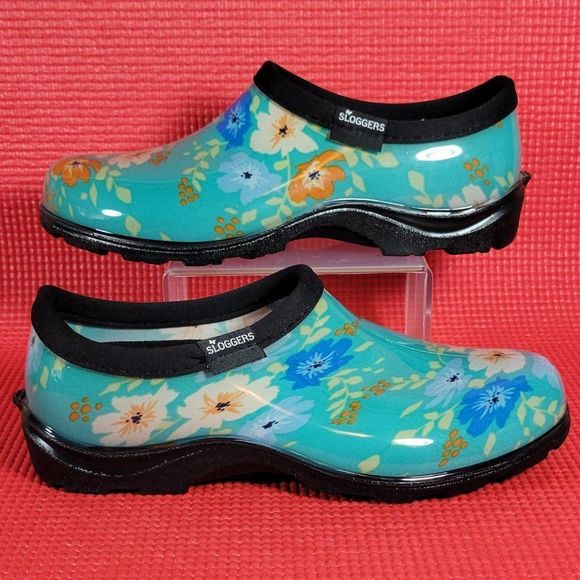Sloggers | Shoes | New Sloggers Waterproof Floral Print Clogs Womens 6 ...